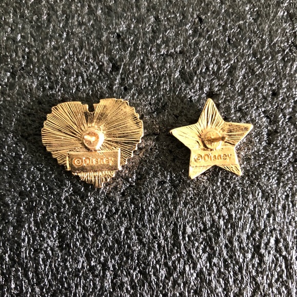 Disney | Jewelry | Disney Mickey Heart And Star Pins | Poshmark